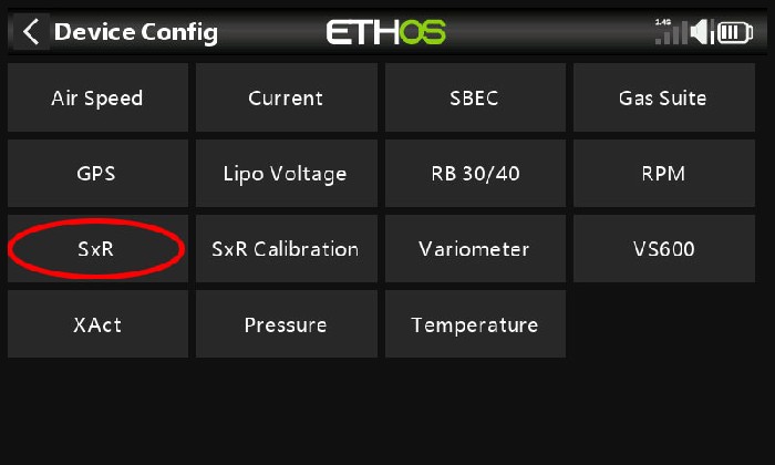 Ethos tank setup :: 3Dtisk RC modely